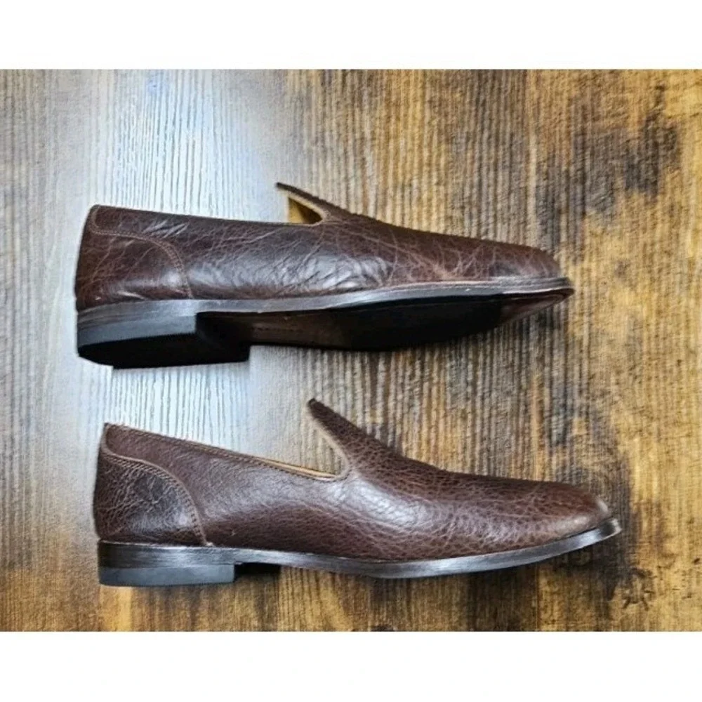 Tecovas | Shoes | Tecovas The Monterrey Brown Leather Slipon Shoes Size ...